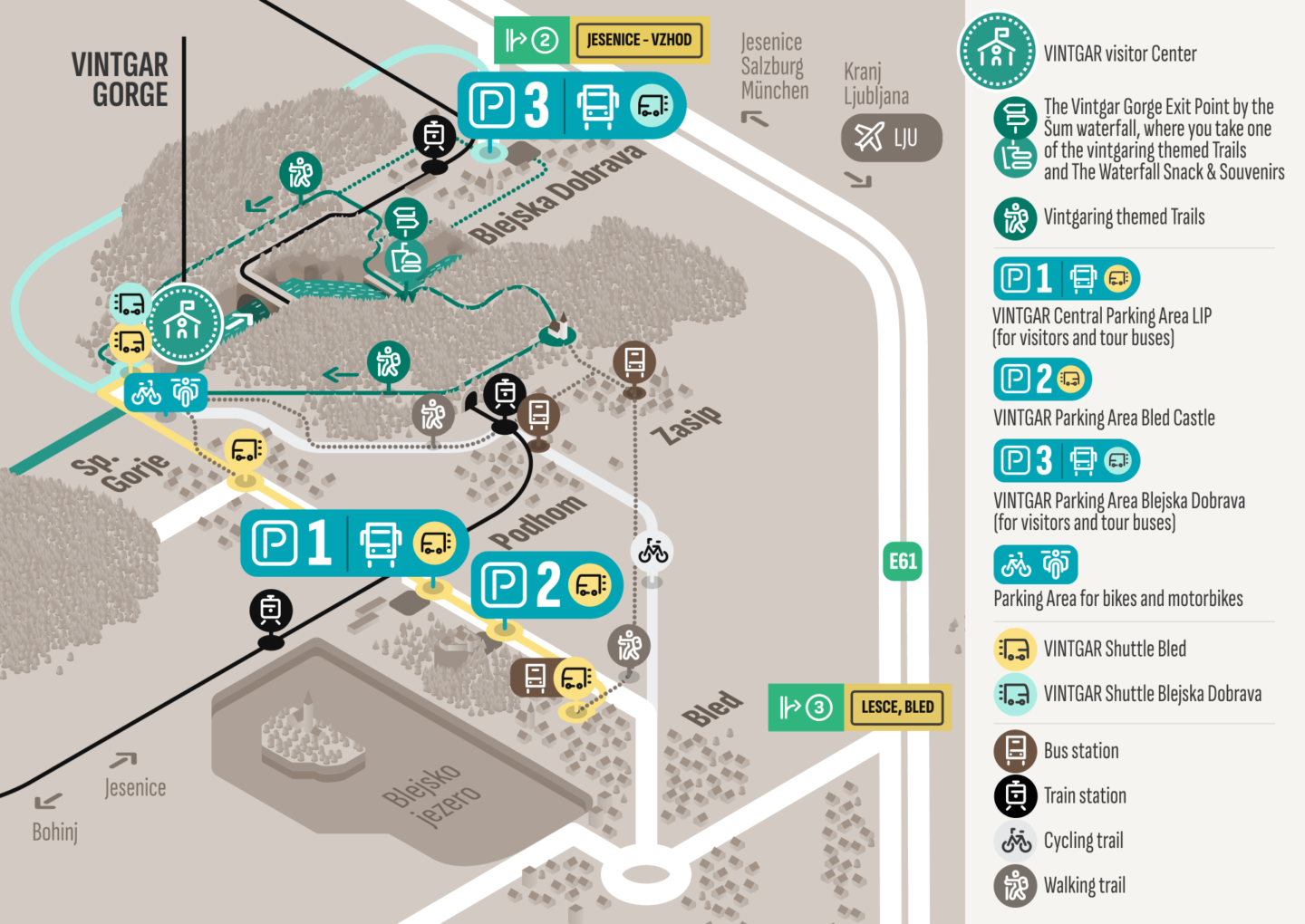 How to get here - Vintgar